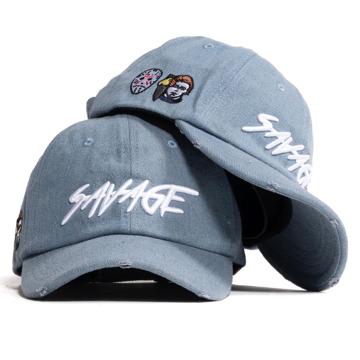 White Denim Savage Hat – Achill3